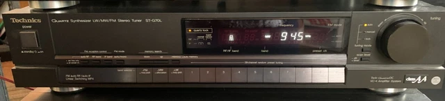 TECHNICS ST-G70L QUARTZ Synthesizer AM/FM Stereo Tuner £39.99 - PicClick UK