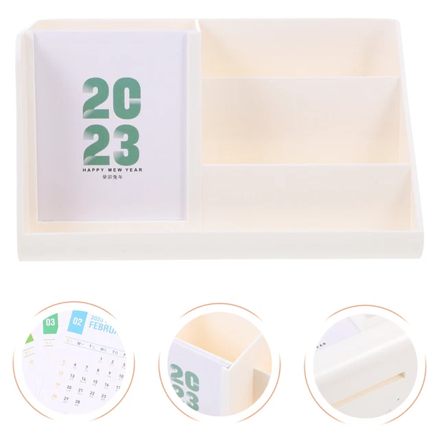BOITE DE RANGEMENT Calendrier Tableau Multifonction Plastique Caisse ...