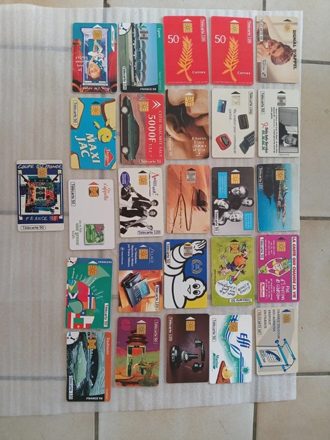 LOT DE 26 Carte Téléphonique EUR 5,00 - PicClick FR