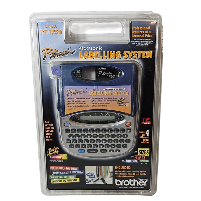 BROTHER P-TOUCH PT-1750 Label Maker Electronic Labeling System new ...
