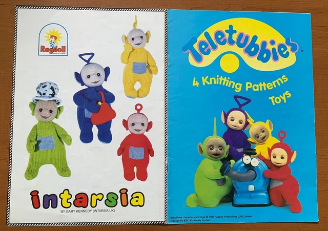 ALAN DART KNITTING PATTERN 4 Teletubbies Toys - Dipsy Laa-Laa Po Tinky ...