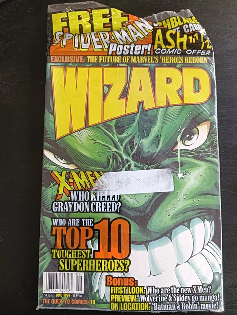 RIVISTA WIZARD THE COMICS MAGAZINE n 89 EUR 10,00 - PicClick IT