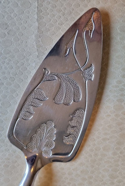 MAYELL SILVER PLATE Vintage Pie Cake Slice King Pattern £13.99 ...