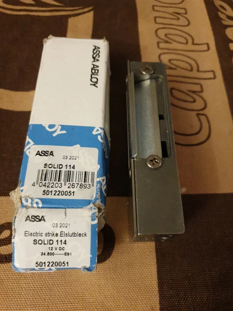 ASSA ABLOY SOLID 114 12v fail open without face plate a13 £119.00 ...
