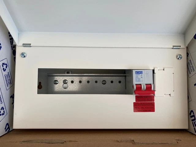 PROTEUS METAL CLAD 10 Way Isolator Controlled Consumer Unit 18th ...