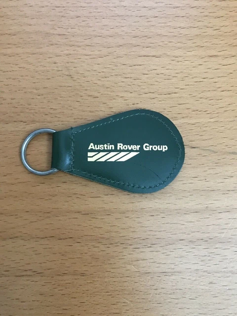 NOS LEATHER AUSTIN Rover Group dealer Keyring Classic Car Vintage EUR ...