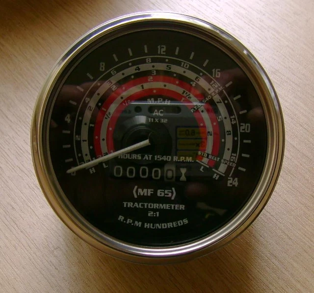 REV COUNTER CLOCK - Mph. Compatible With: Massey Ferguson: 65 £34.54 ...