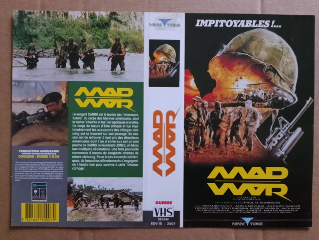 JAQUETTE VHS - Mad War - Vhs Sleeve EUR 5,00 - PicClick FR