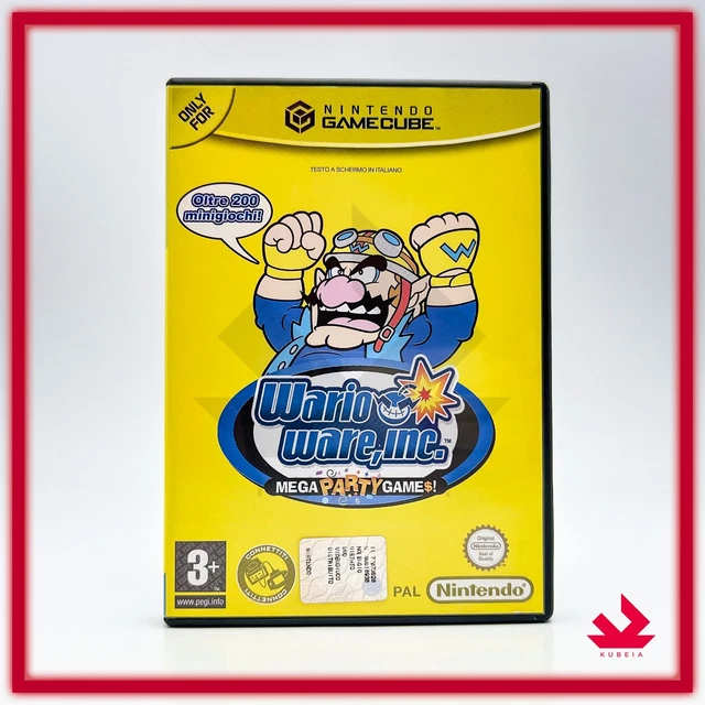 WARIOWARE INC. MEGA Party Games 🇮🇹 Italiano Pal 🔥 Nintendo Gamecube ...