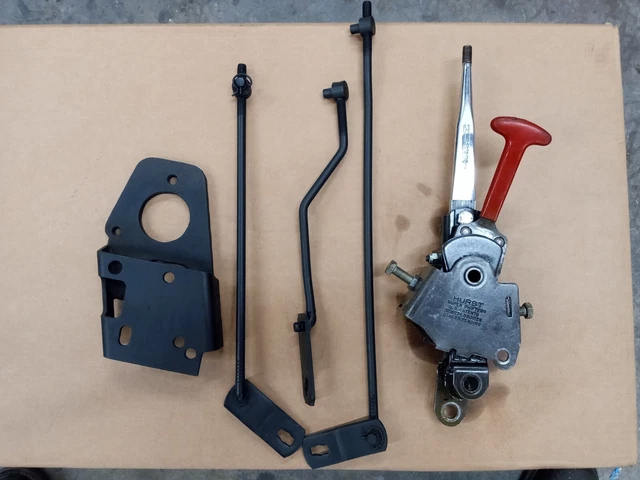 HURST SUPER SHIFTER Muncie 4 Speed W Reverse Lockout Linkage Chevy ...