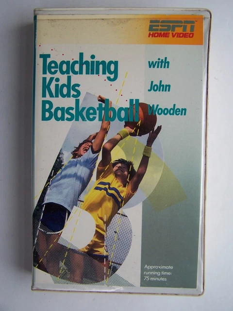TEACHING KIDS BASKETBALL With John Wooden VHS ESPN Home Video £14.15 ...