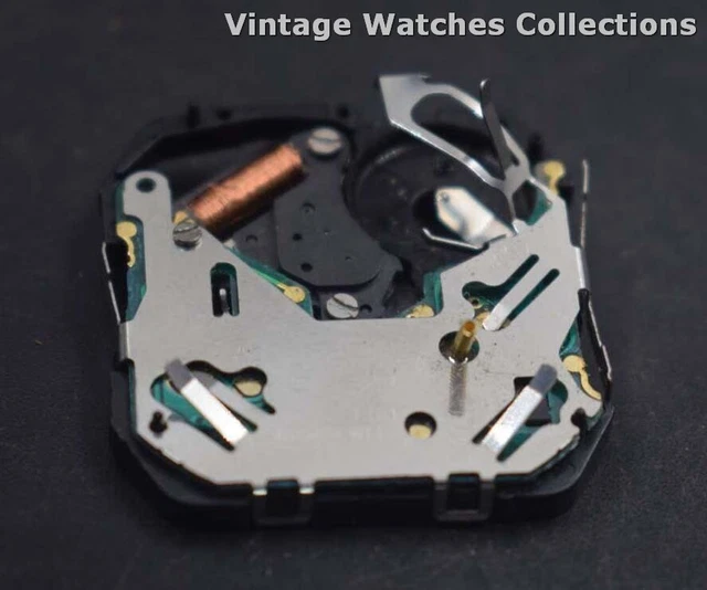 CASIO-1301 QUARTZ NON Working Watch Movement For Parts & Repair Work O ...