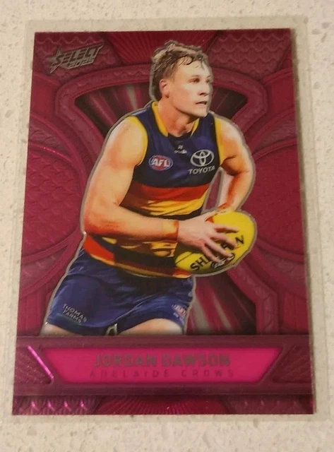 2025 FOOTY STARS Jordan Dawson Luminous Dragon Scales Pink LDP1 ...