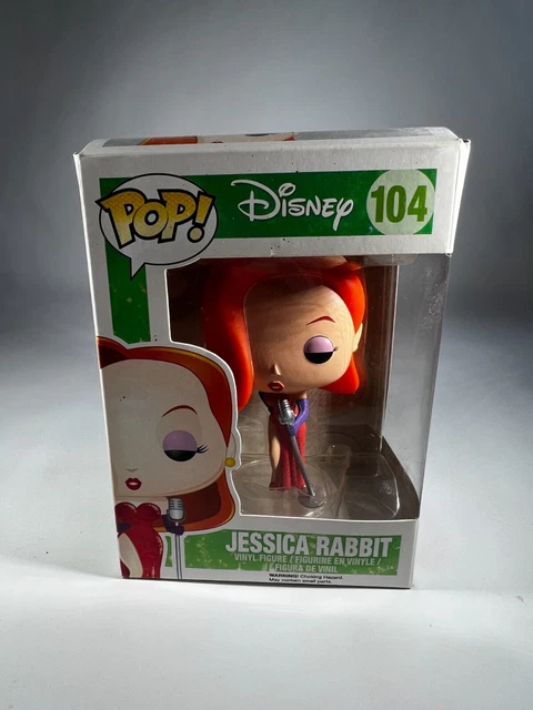 FUNKO POP! DISNEY Jessica Rabbit #104 Who Framed Roger Rabbit New In ...