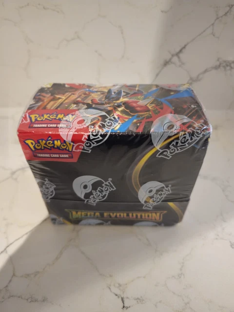 POKEMON MEGA EVOLUTION Booster Box Sealed with Shrink Wrap £208.70 ...