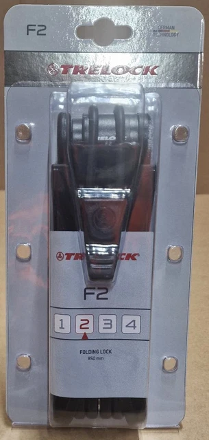 TRELOCK F2 850MM Folding Bike Lock **New & Sealed £15.00 - PicClick UK