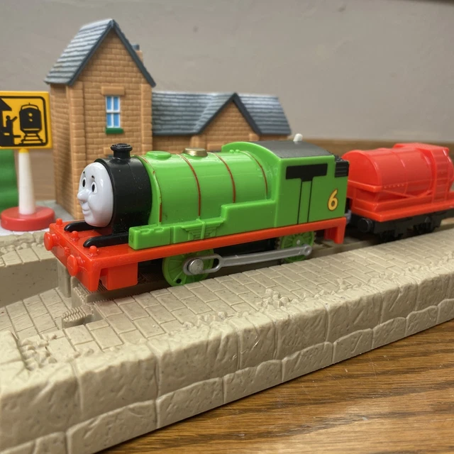 THOMAS FRIENDS TRACKMASTER Percy Train SSRC Rescue Tanker Motorized ...