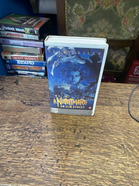A NIGHTMARE ON ELM STREET Original PAL/VHS deleted version. Wes Craven ...