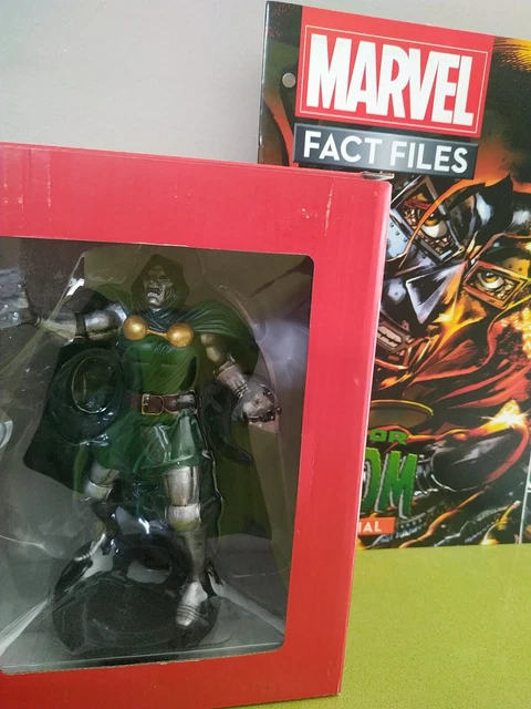 FIGURINE DR DOOM Special Marvel Fact Files Fascicule Ang. Eaglemoss Dr ...