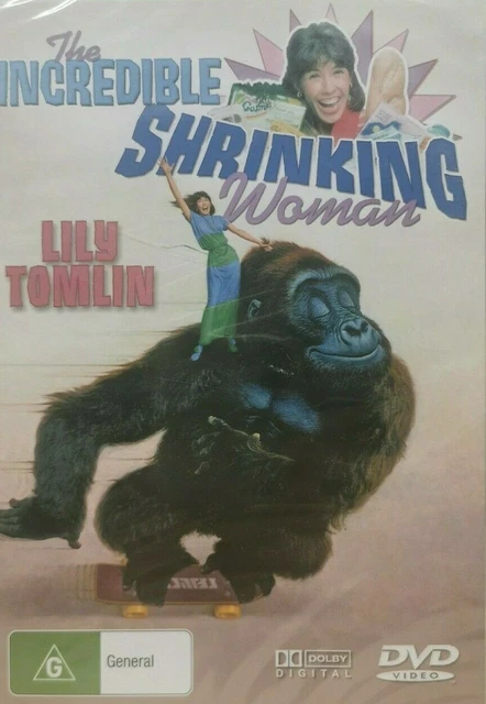THE INCREDIBLE SHRINKING Woman DVD 1980s Movie Lily Tomlin - Reg 4 Aus ...