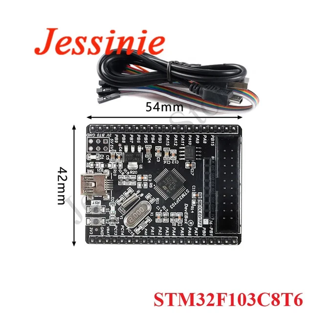 STM32F103C8T6 DEVELOPMENT BOARD Arduino Compatible Learning Module Kit ...