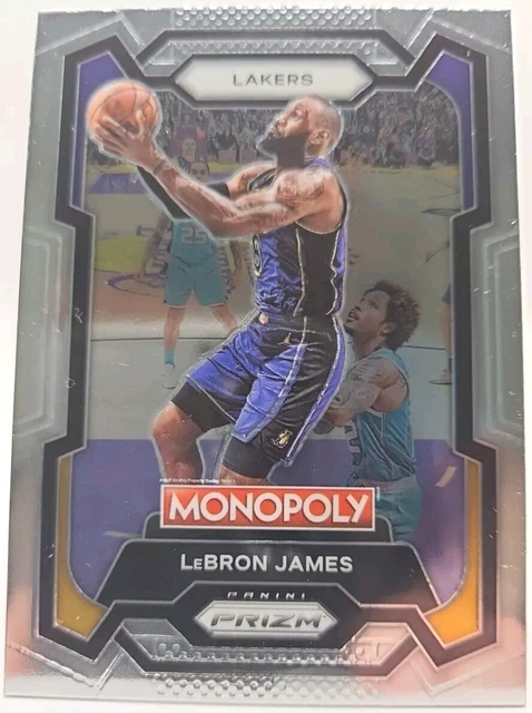 2023-24 PRIZM MONOPOLY Lebron James Base #40 Lakers Spedizione Gratuita ...
