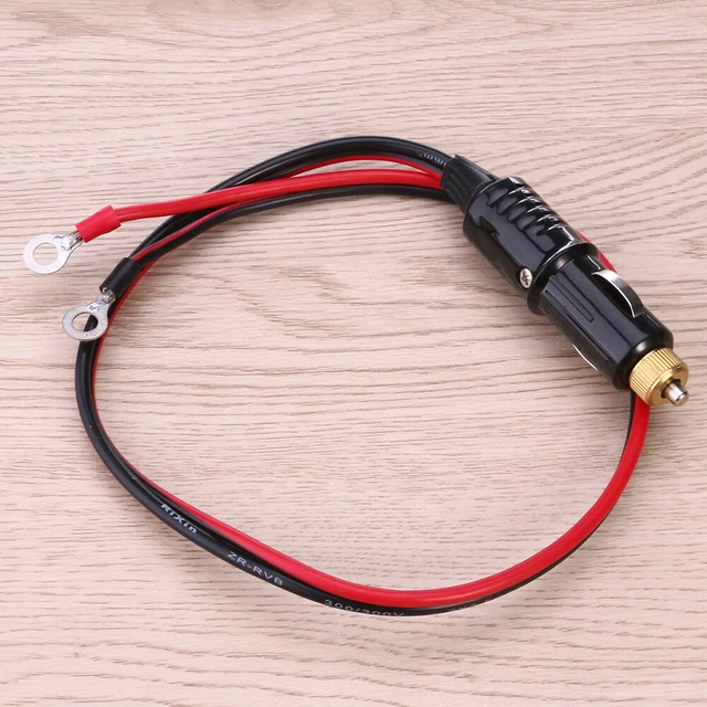 CAR INVERTER CABLE with Fuse and Ring Terminals £6.78 - PicClick UK