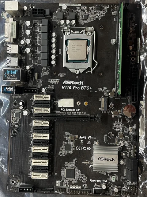 ASROCK H110 PRO motherboard + CPU + RAM bundle £21.49 - PicClick UK