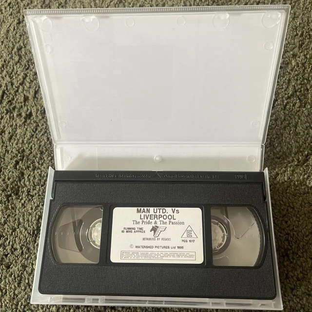 MANCHESTER UNITED VS Liverpool Classic Derby Action Football VHS Video ...