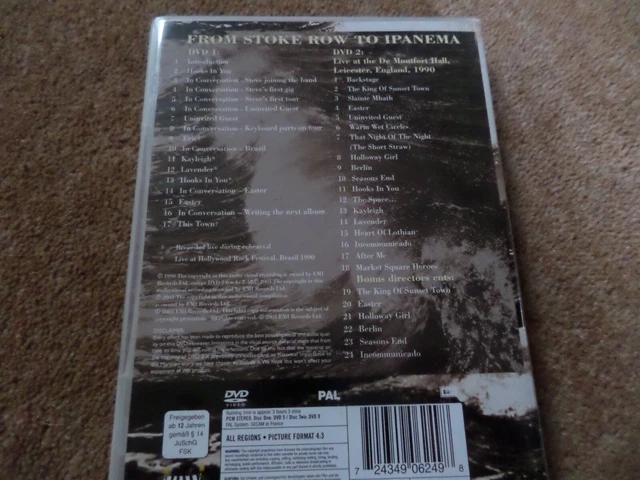 2 DISC DVD Marillion From Stoke Row To Ipanema A Year In The Life Jun ...
