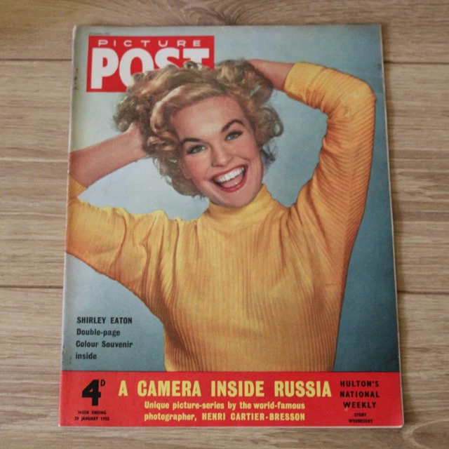 PICTURE POST JAN 1955 Shirley Eaton Henri Cartier-Bresson Vintage 1950s ...