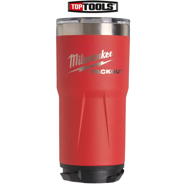 MILWAUKEE 4932479074 591ML PACKOUT Tumbler Thermal Mug Large £25.99 ...