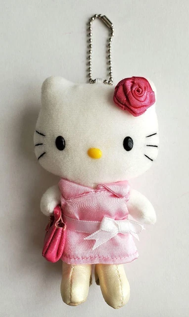 SANRIO HELLO KITTY NANA Collaboration Seltener Plüsch-Schlüsselanhänger ...