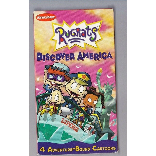 NICKELODEON RUGRATS DISCOVER America Orange VHS 2000 Video Tape ...