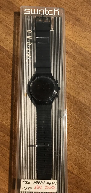OROLOGIO SWATCH MOON Shadow SCB110 Chrono.Nuovo - Vintage Raro ...