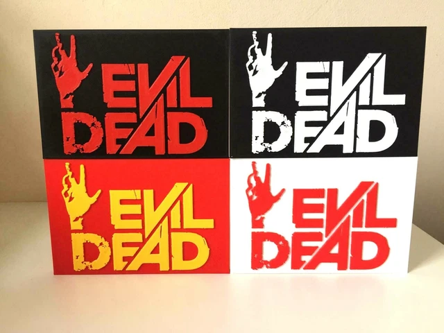 EVIL DEAD ORNAMENTAL Retro Display Collectible Logo Text Memorabilia ...