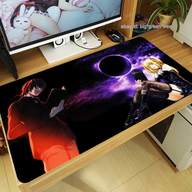 DEATH NOTE LIGHT Yagami & Misa Amane Anime Mouse Pad Keyboard Mat Game ...