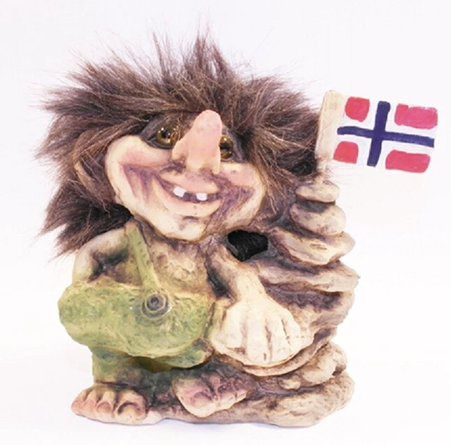 TROLL NYFORM 096 Avec Pierre Drapeau D'Origine Collection Norvège Porte ...