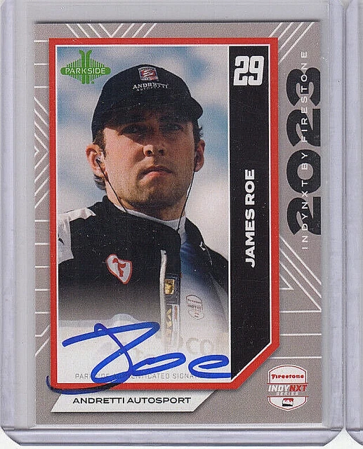 CARTA AUTO 2024 Parkside Indycar Indy Car Signature Series JAMES ROE ...