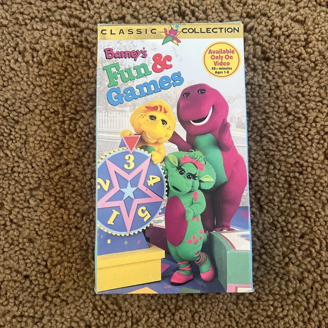 BARNEY - BARNEYS Fun and Games (VHS, 1996) $13.87 - PicClick CA