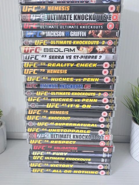 UFC DVD BUNDLE ALL SEALED ufc Legends FREEPOST EUR 58,61 - PicClick IT
