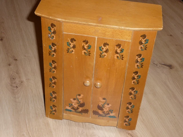ARMOIRE DE POUPEE Ancienne Jolie Armoire De Poupée En Bois EUR 19,00 - PicClick FR