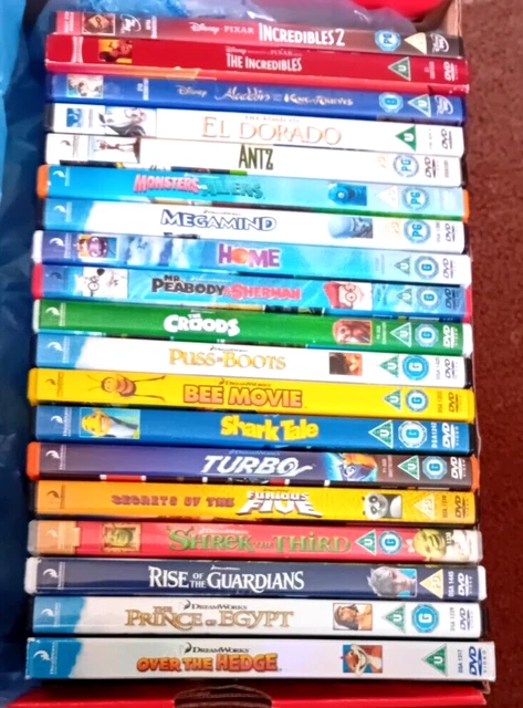 16 DREAMWORKS + 3 Walt Disney Dvds, Region 2 £14.00 - PicClick UK