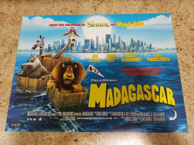 MADAGASCAR MOVIE POSTER - 12 x 16 inches £13.16 - PicClick UK
