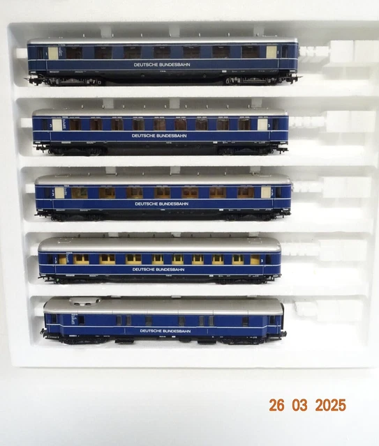 LILIPUT H0 833 Wagen-Set 5tlg. Rheingold 1952 der DB in OVP LE9738 EUR 89,99 - PicClick DE