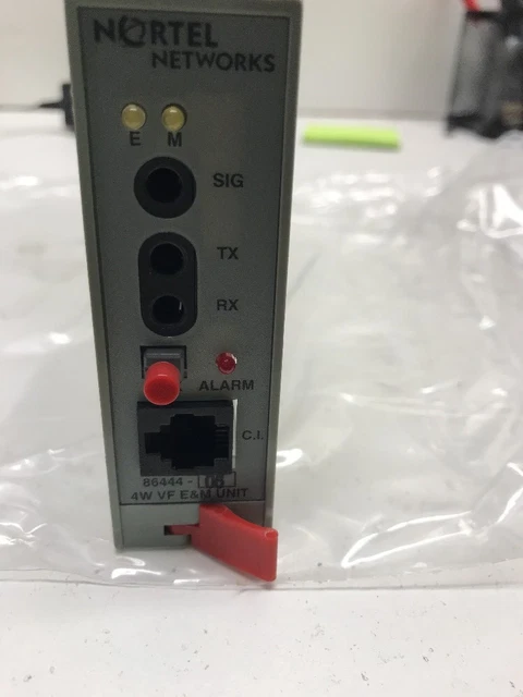 NORTEL 86444-06 GE Lentronics Junglemux 4 Wire Voice Frequency Unit $11 ...