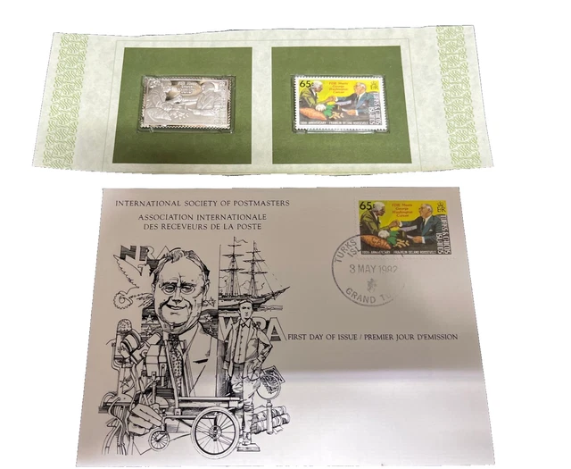 (1817) 25-11-2025 - Turk's & Caicos Islands silver stamp + mint stamp ...