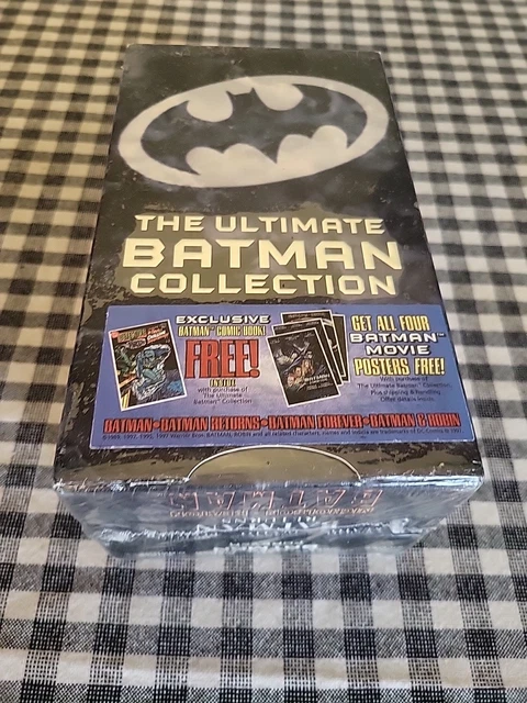 THE ULTIMATE BATMAN Collection VHS, 1997, Factory Sealed Batman Comic £ ...