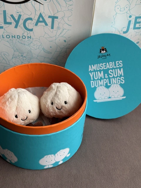 JELLYCAT CHINA EXCLUSIVE Amuseables Yum & Sum Dumplings with box BNWT £ ...
