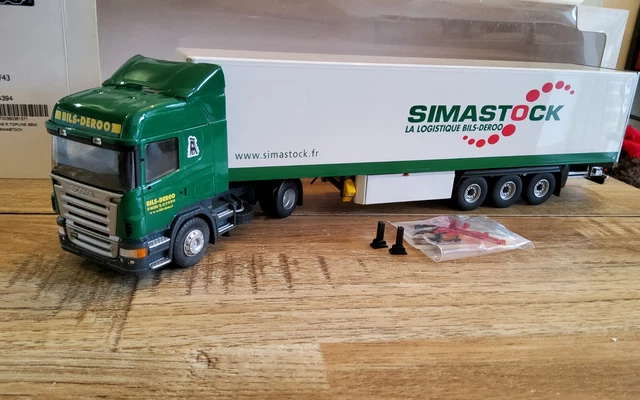 SCANIA R 420 topline remorque fourgon bils deroo simast lbs camion ...